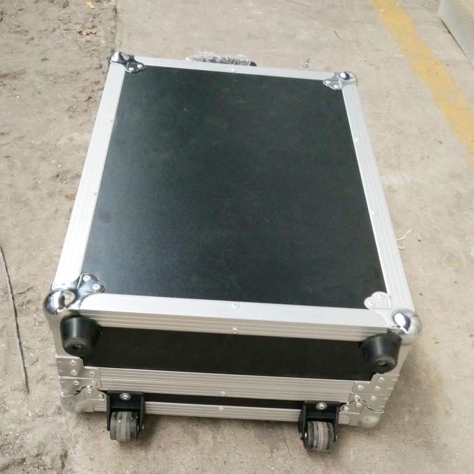 Customized Aluminum Trolley Flight Case Plywood Road Case with Small Wheels