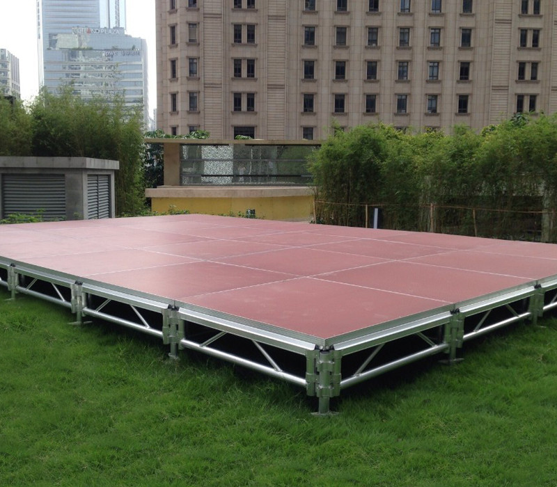 4ft *4ft 6082 Aluminum Movable Stage Platform 18mm Thinkness Anti Slip ...