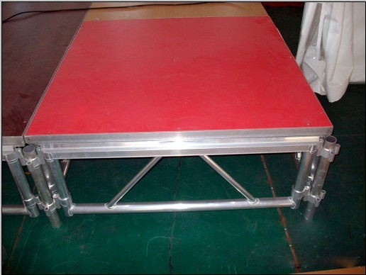 Outdoor Wooden And Aluminum Assembling Portable Stage Easy Fast To Assemble