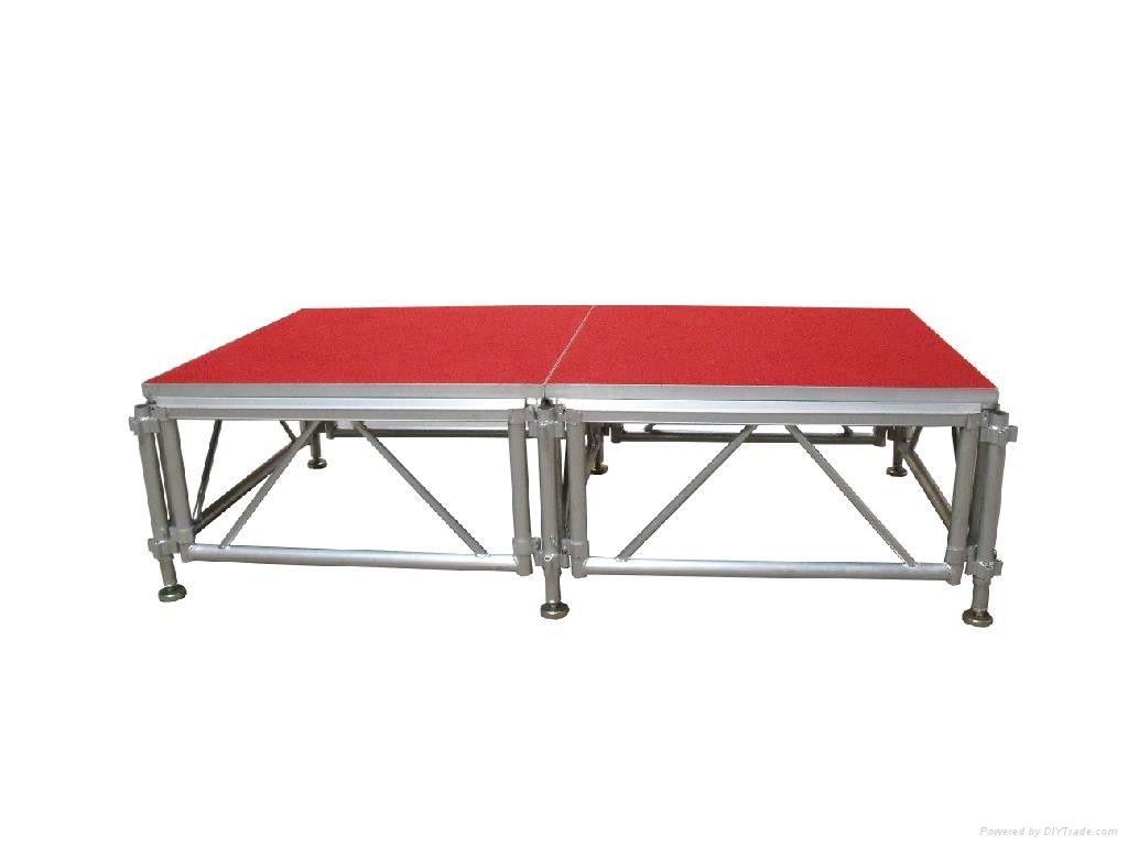 Exhibition Portable Moving Stage Platform / Aluminum Concert Stage