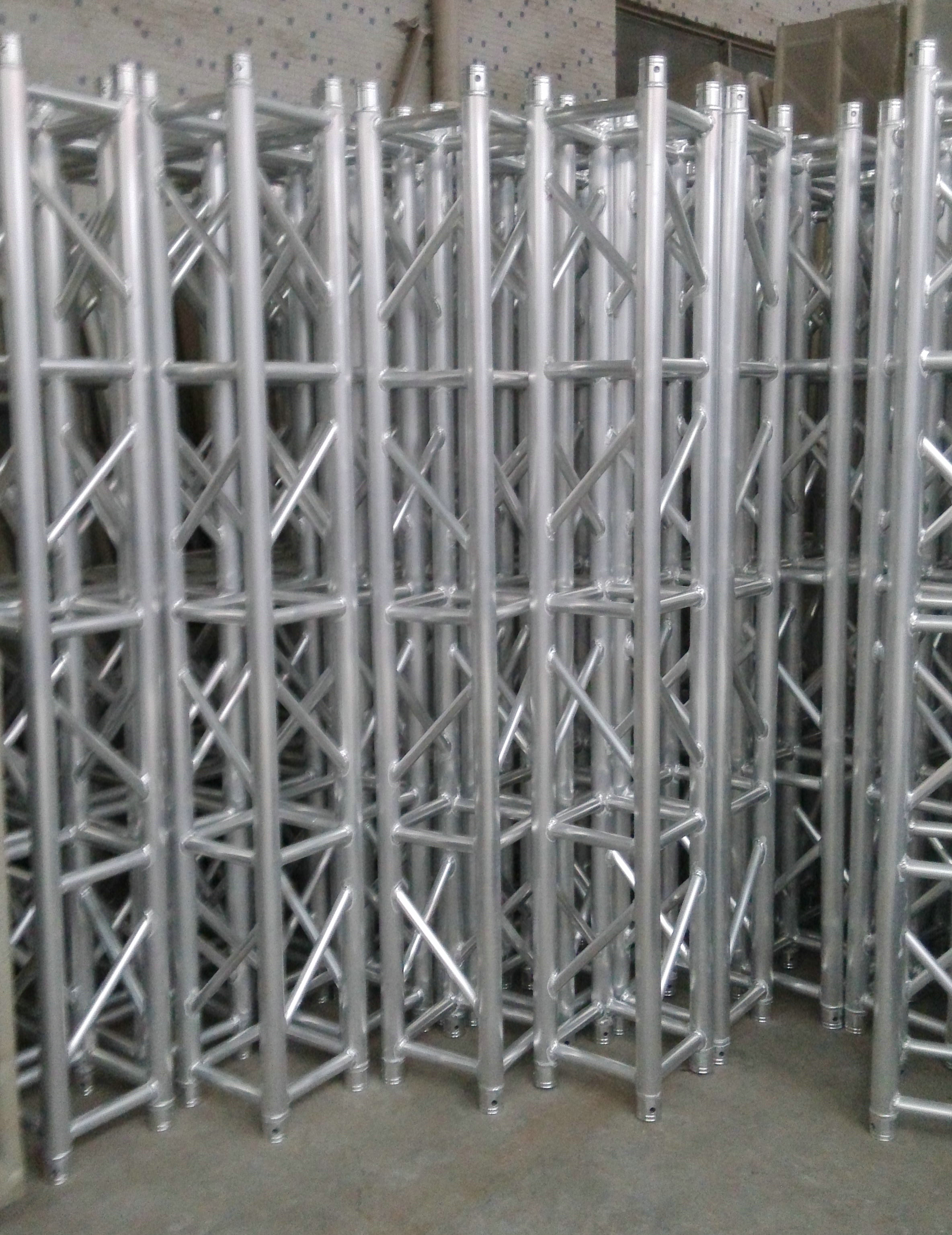 Customized 6082 Square Aluminum Square Truss / Spigot Lighting Truss