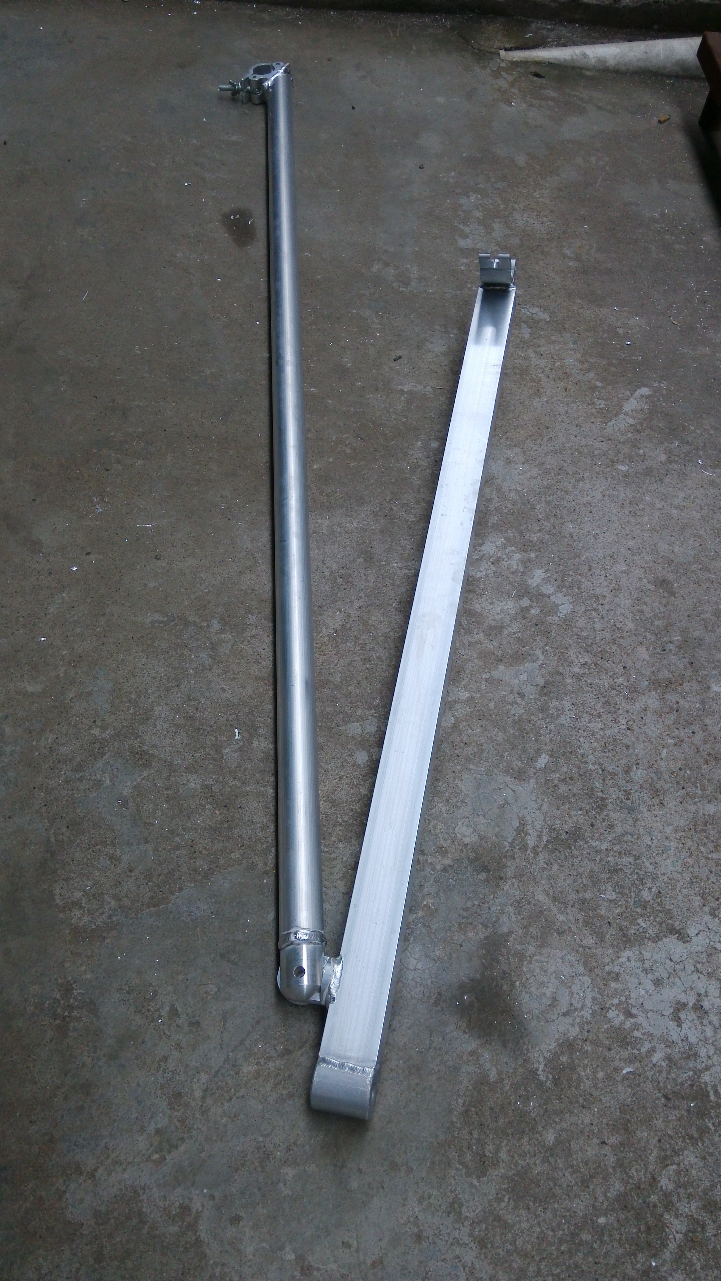 6082-T6 Aluminum Brace For Aluminum Truss 2M TUV Certificate